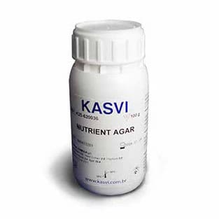 Agar Nutriente - Frasco 100g | Kasvi - Botulab