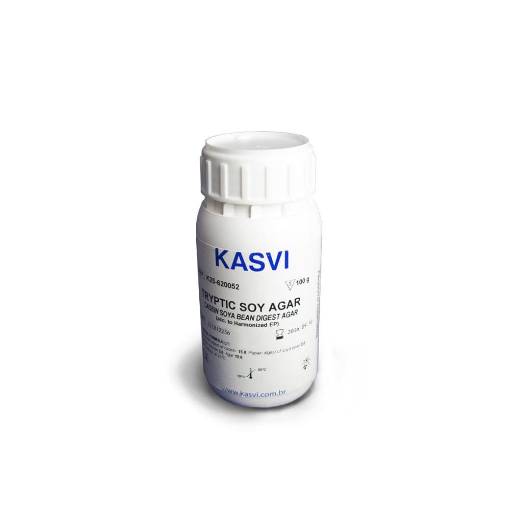 Agar Triptona de Soja (tsa) - Frasco 100g | Kasvi - Botulab